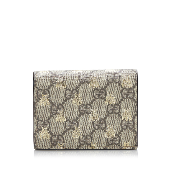Gucci | Bags | Gucci Gg Supreme Bee Wallet Small Wallets | Poshmark